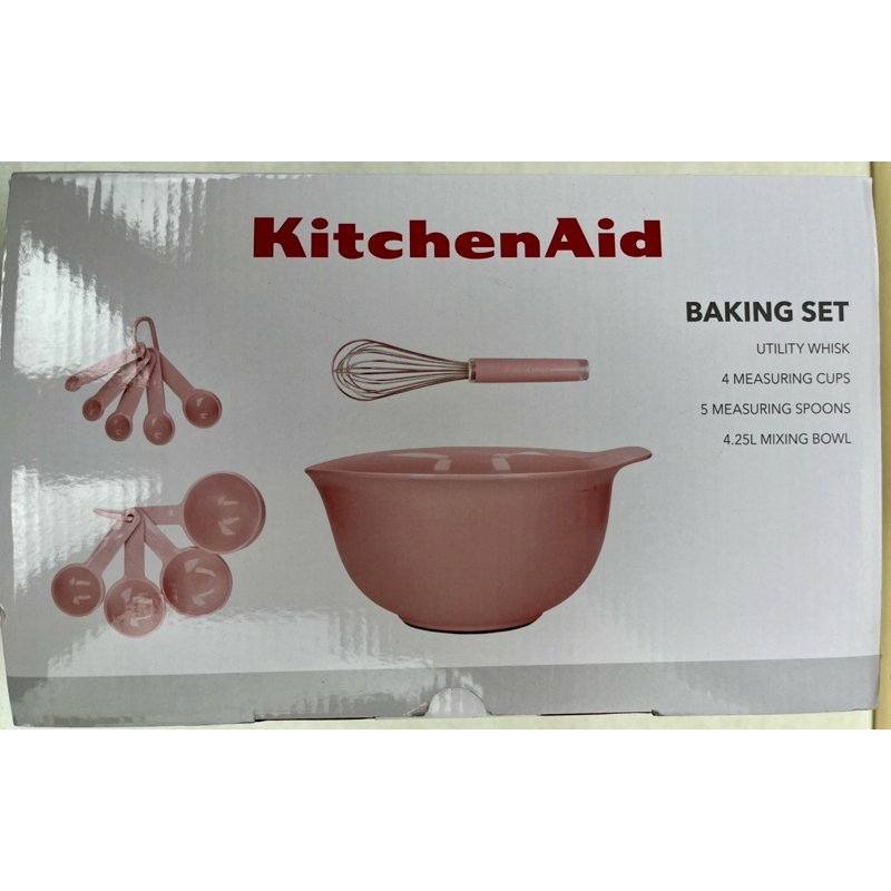 Kitchen Aid Baking Set Pink color collection | Shopee Philippines