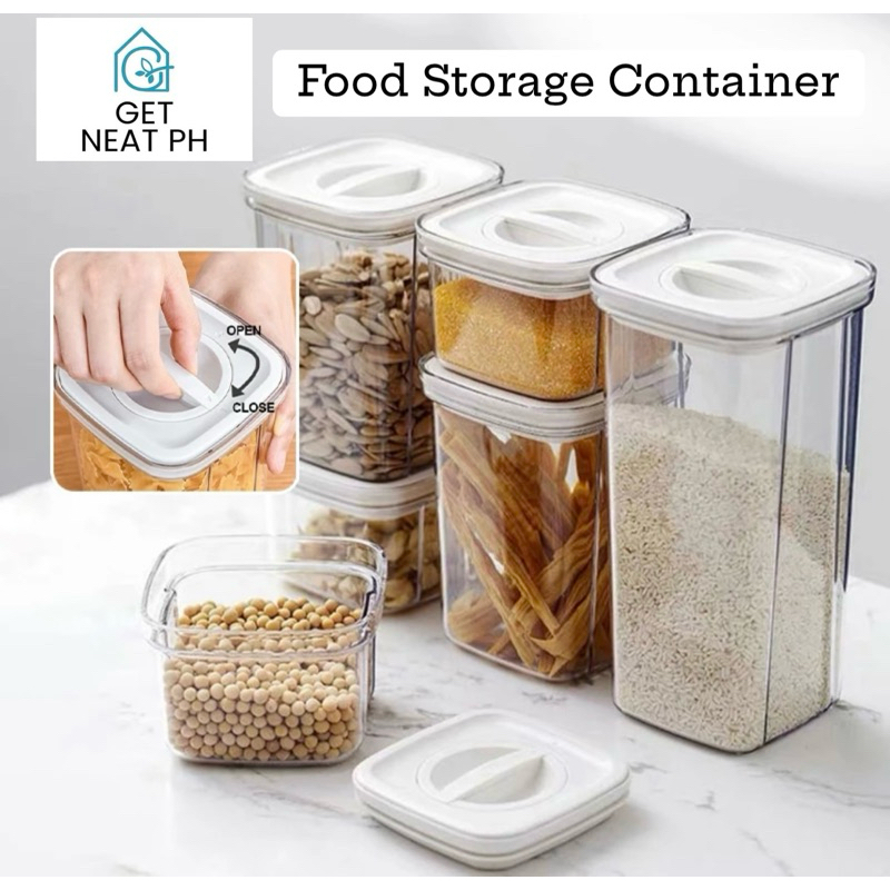 Get Neat Airtight Transparent Container Lid with FREE Waterproof Label ...