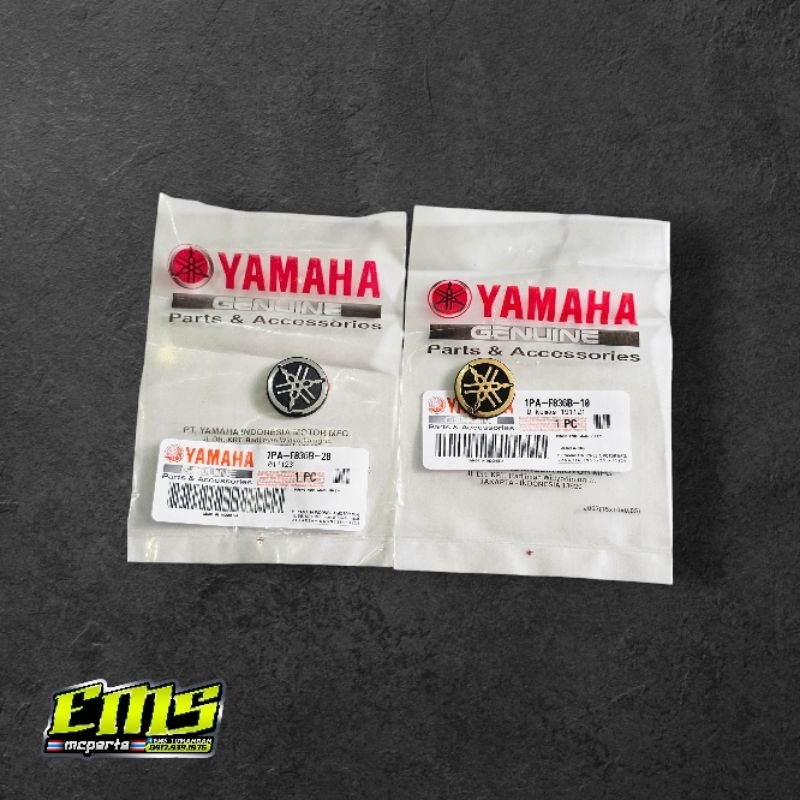 Yamaha Genuine Small Emblem Dome Gold & Silver 1 Piece (2.5cm Size ...