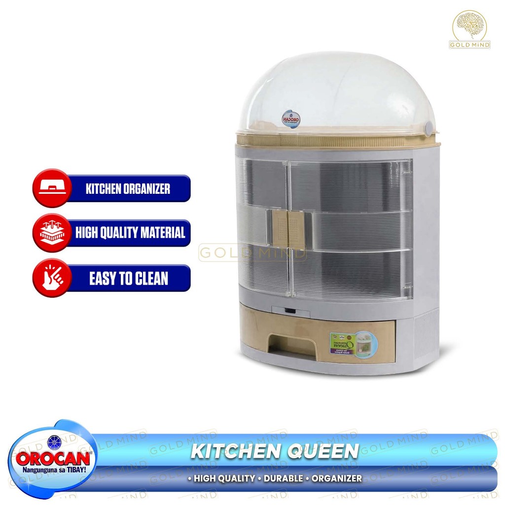 Orocan Kitchen Queen Dish Rack Cabinet, Dish Drainer, Dish Organizer 1 ...