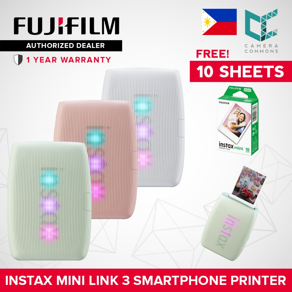 FUJIFILM Instax Mini Link 2 / Mini Link 3 Smartphone Printer NEW ...