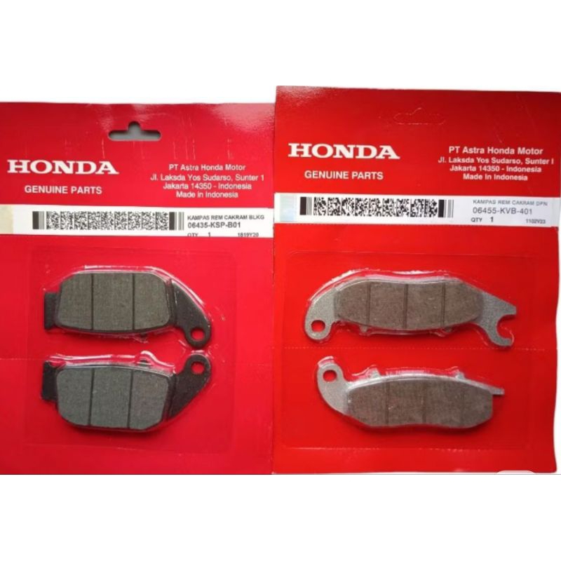 CRF Set Brakepad Front & Rear Set for CRF150L / CRF 250 / CRF 300 RALLY ...