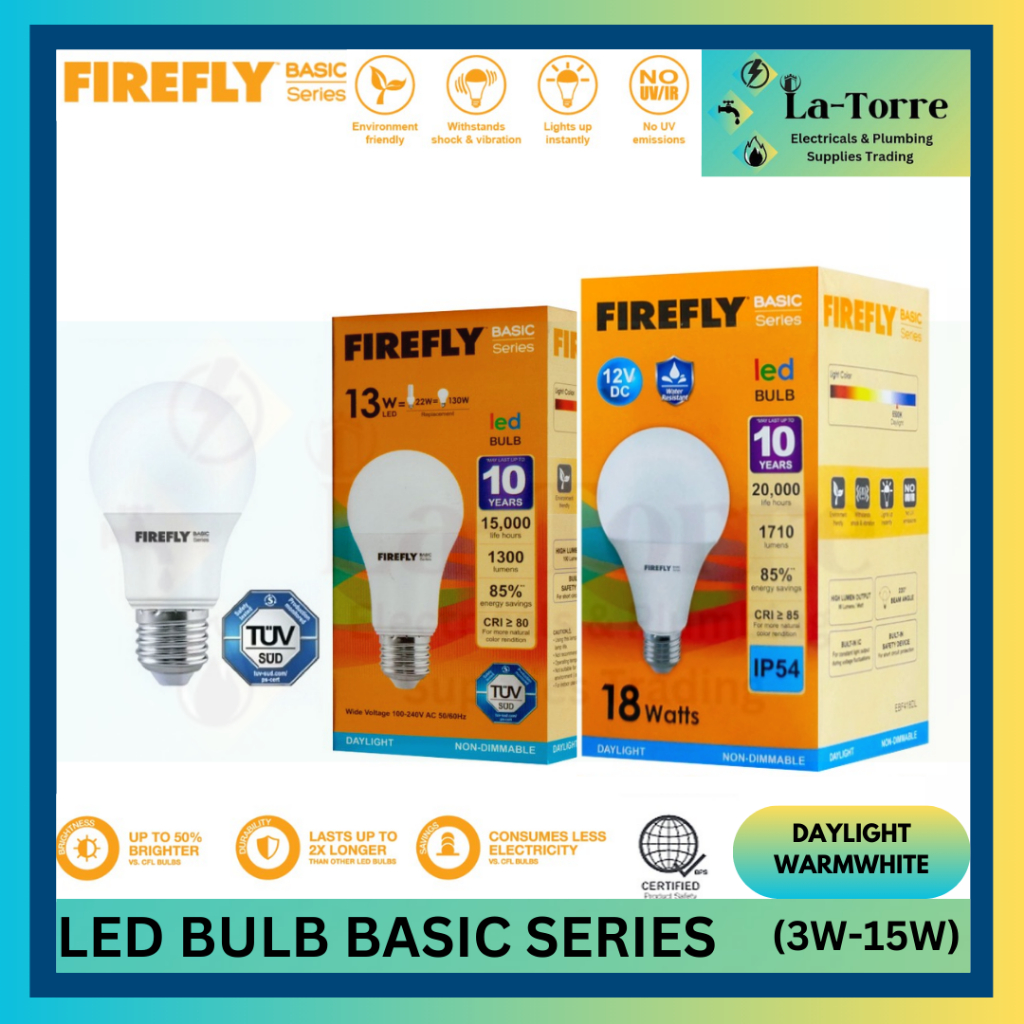 Firefly Basic LED A- Bulb | Shopee Philippines