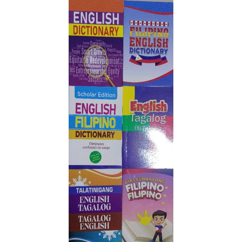Dictionary Medium Size , English, English Tagalog , English Filipino ...