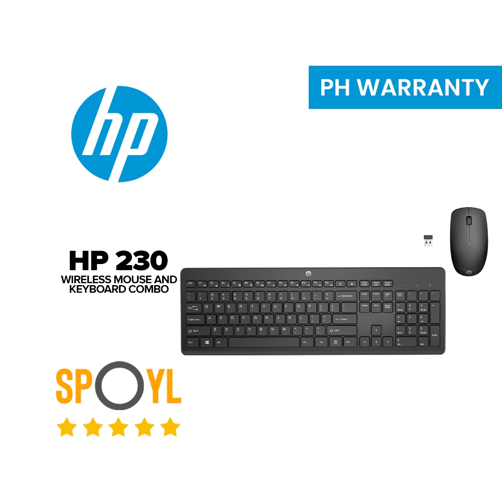 HP Wireless Mouse and Keyboard Combo 230 | Shopee Philippines