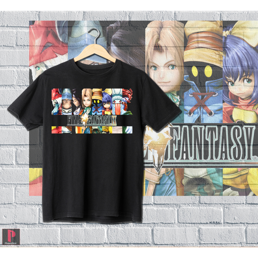 Final Fantasy IX FF9 Game Shirt | Asian Size | CVC Cotton | PlayStation ...