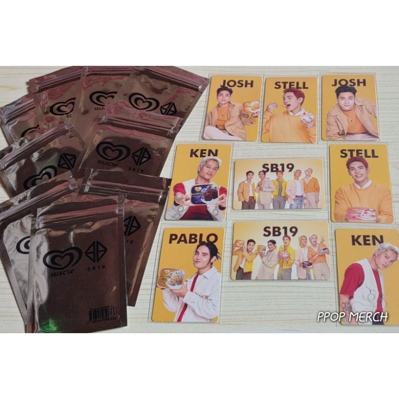 SELECTA SB19 LIMITED EDITION OFFICIAL PHOTOCARDS SB19 MERCH | Shopee ...