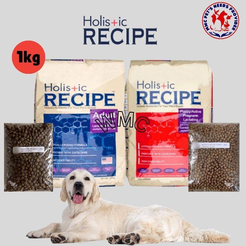 1kg REPACKED Holistic Recipe for Puppy and Adult Dog Dry Food WMC ...