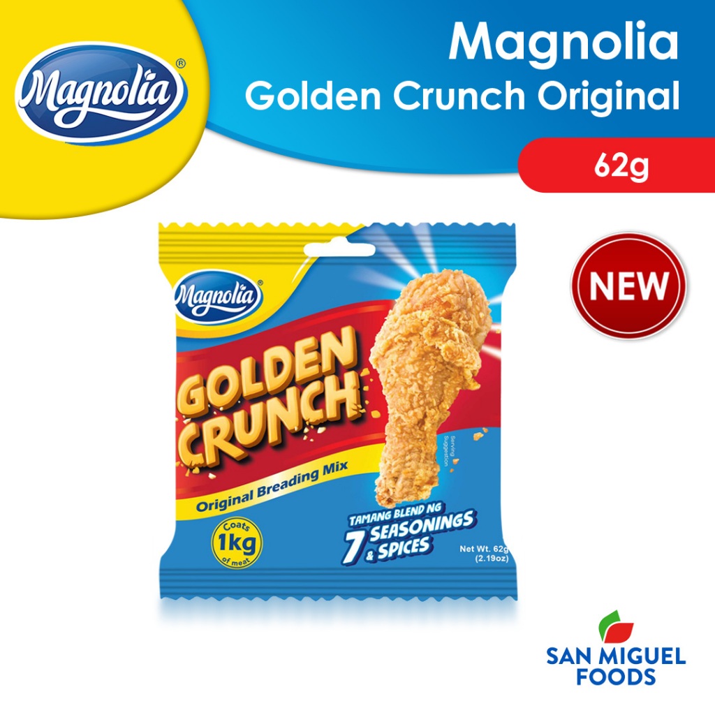 Magnolia Golden Crunch Original Breading Mix (62g) | Shopee Philippines