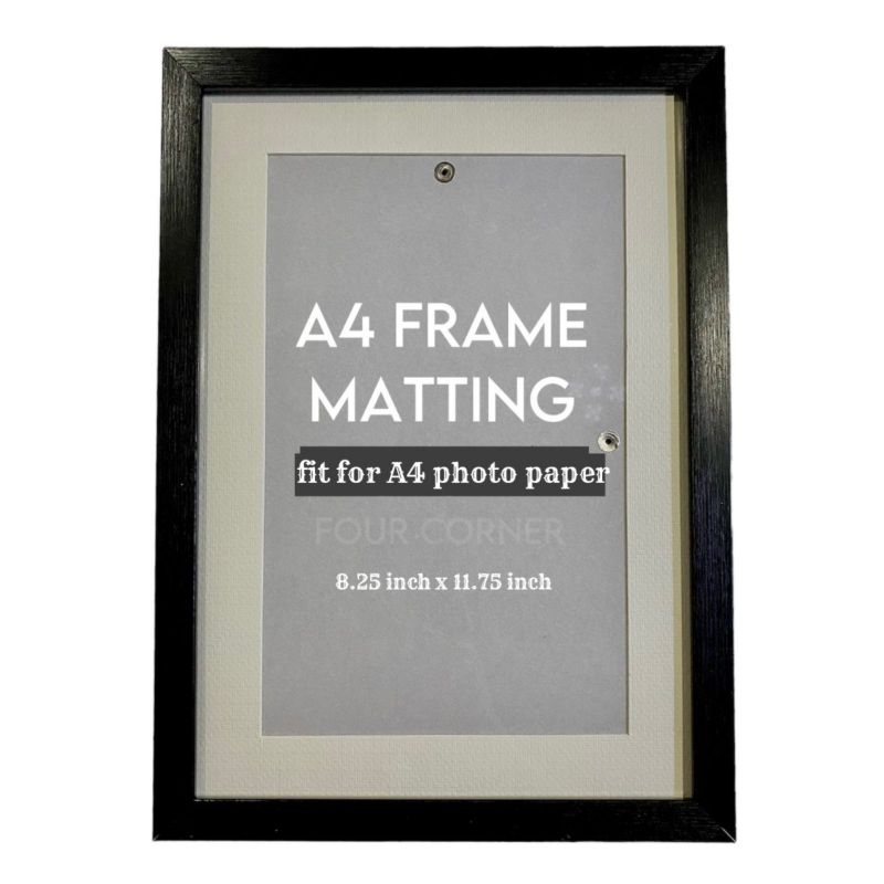 A4 FRAME (Fit for A4 photo paper inside) GLASS COVER | Shopee Philippines