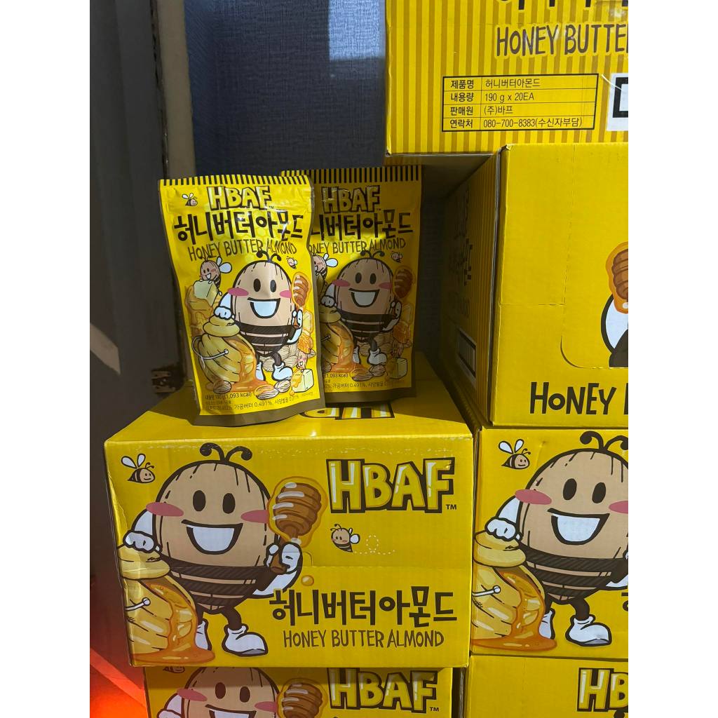 20packs of HBAF Honey Butter Almond at 190gram per pack (Exp: August 2025) | Shopee Philippines