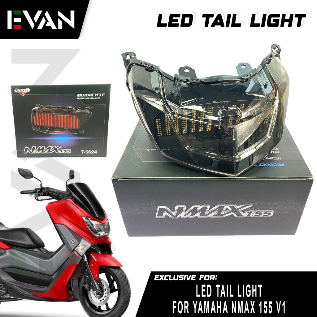 EVAN.PH LED TAIL LIGHT FOR YAMAHA NMAX 155 VERSION 1 MOTORCYCLE ...