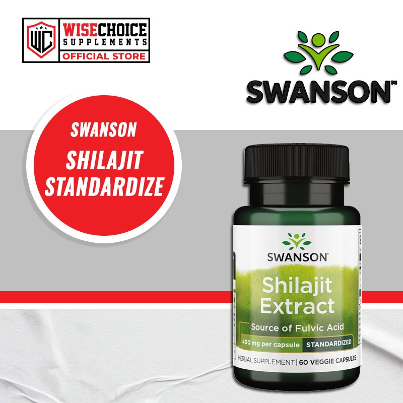 Swanson Shilajit Standardize 60 Capsules | Shopee Philippines