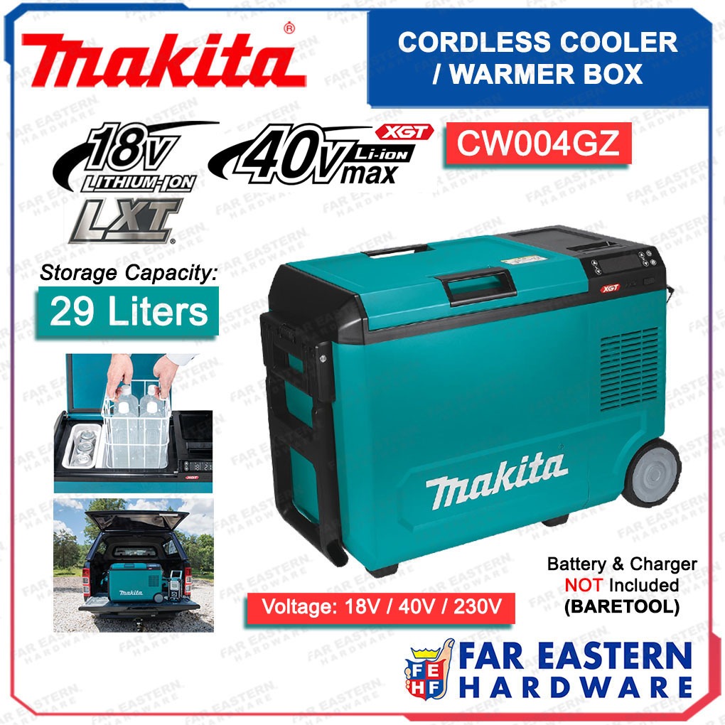 MAKITA CW004GZ Cordless Cooler / Warmer Box 29L 18V | 40V MAX (Baretool) MKPT18 | Shopee Philippines