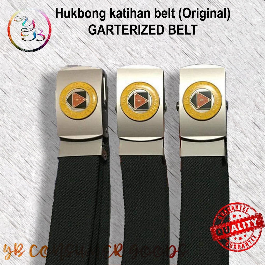 H. katihan belt garterized belt with Original buckle set | Shopee ...