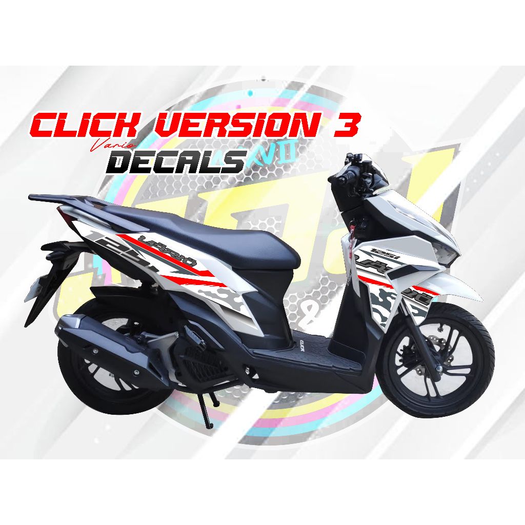 Honda Click Vario V3 Decals Sticker Motorcycle | Shopee Philippines