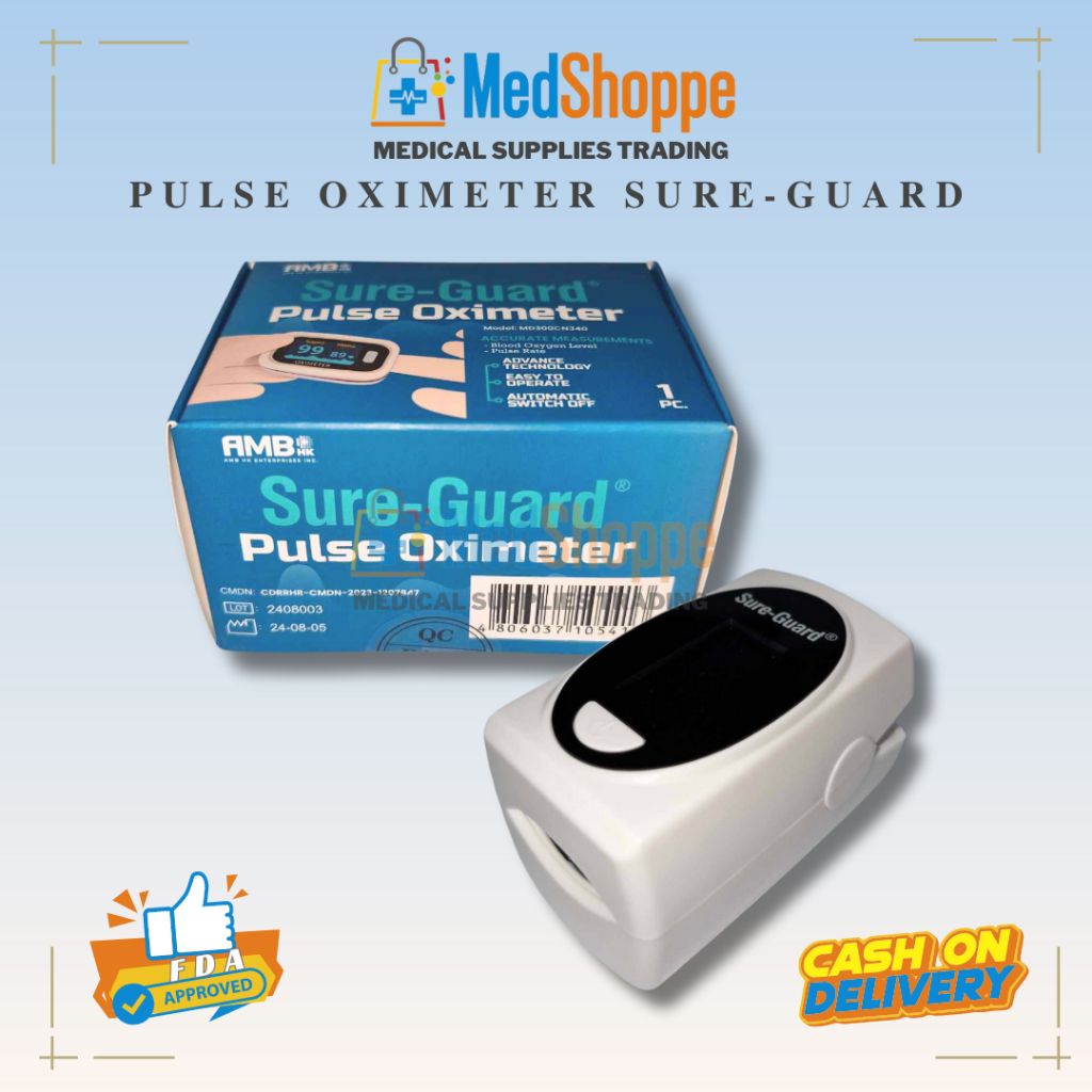 SURE GUARD PULSE OXIMETER | Shopee Philippines