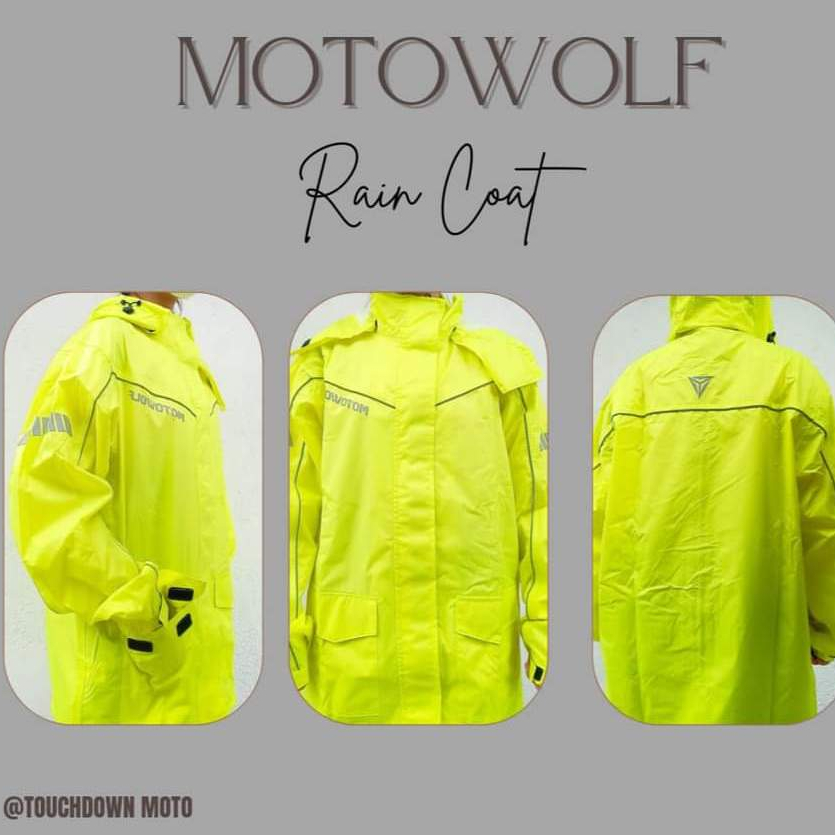 Motowolf Raincoat v3b/v4 | Shopee Philippines