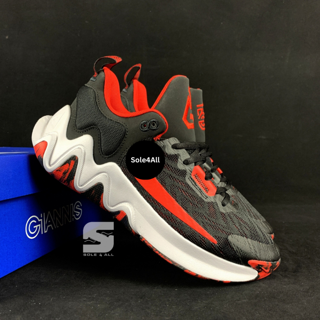 Giannis Immortality 2 Black/University Red | Shopee Philippines