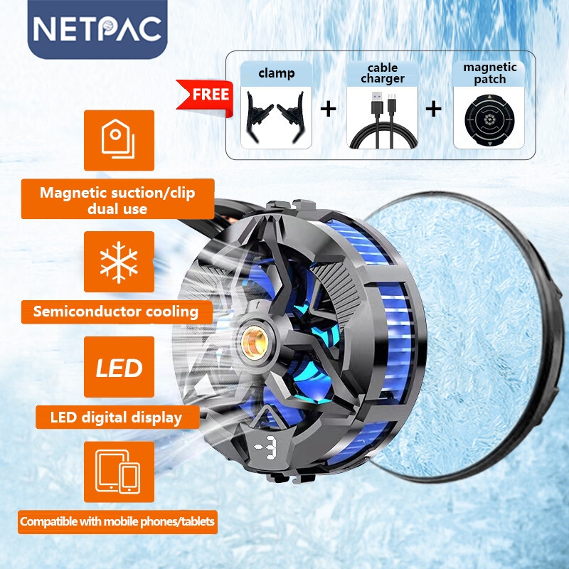 NETPAC X103 HP Cooler With Digital Display Cooling Fan For Gaming ...