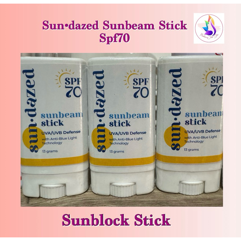Sun•dazed Sunbeam Stick UVA/UVB with ANTI-BLUELIGHT Technology SPF70 ...