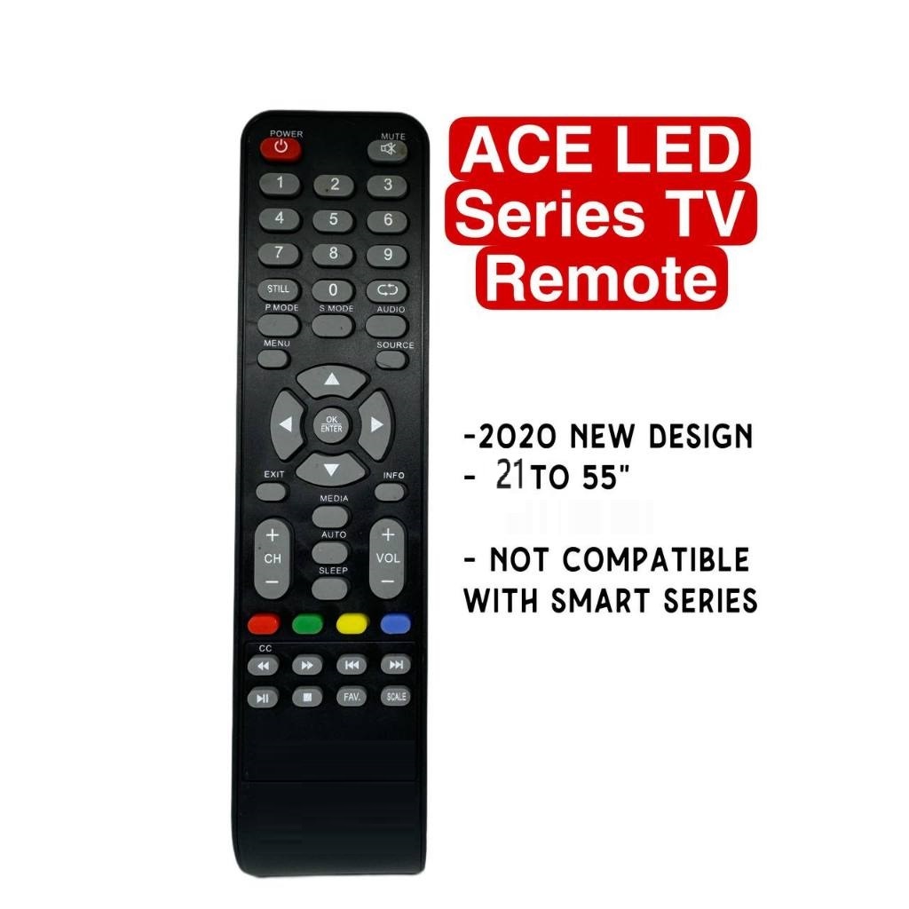 ACE LED tv remote controller cod | Shopee Philippines