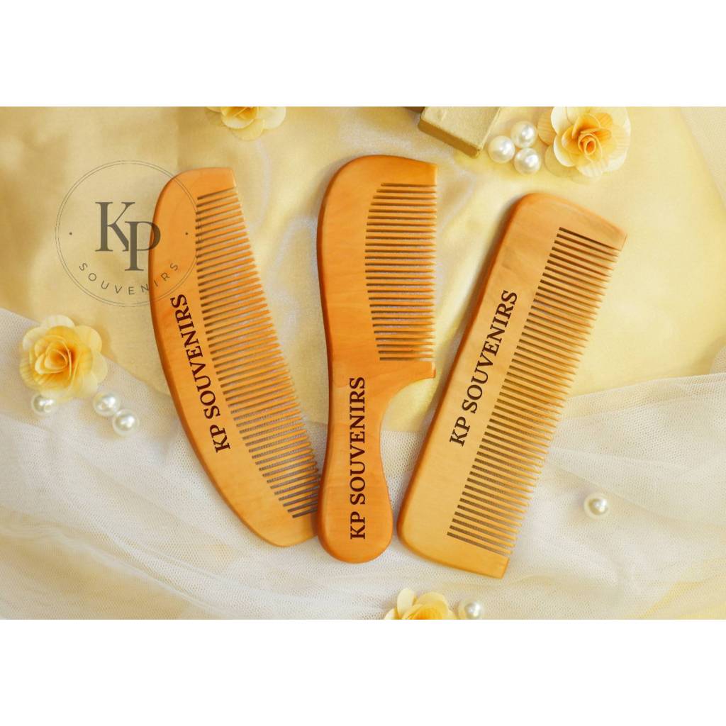 Personalized Wooden Comb – Laser Engraved | Wedding, Birthday & Event ...