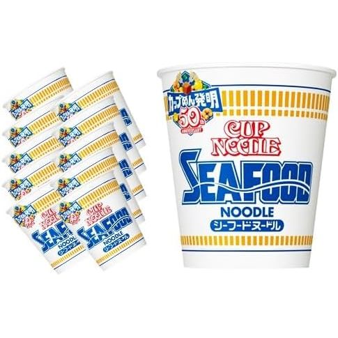 Japan Nissin Foods Cup Noodles Seafood Noodles 75g x 12 Pieces Set ...
