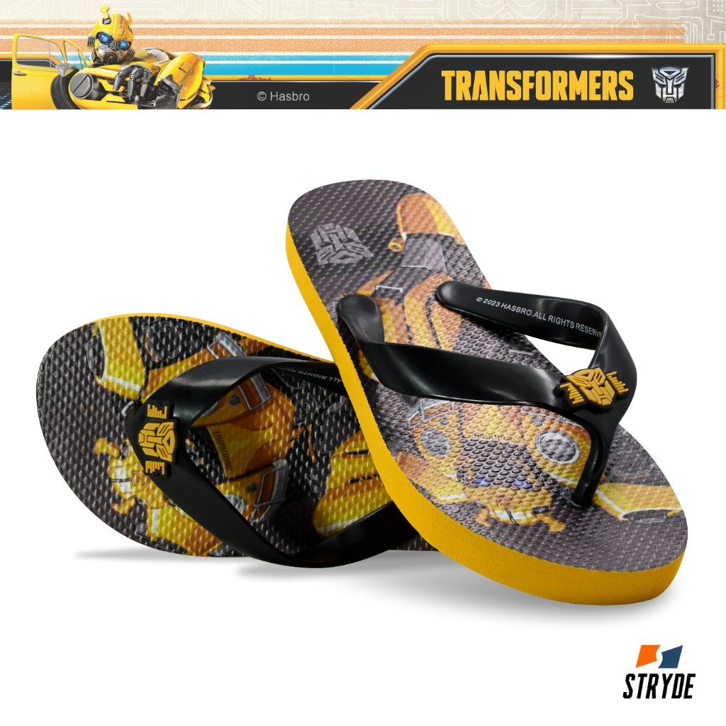 Hasbro Transformers Slippers Zaire Yellow Orange | Shopee Philippines