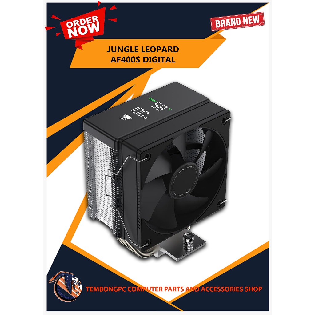 Jungle Leopard AF400S / AF401 Digital Led Temp Display CPU Cooler ...