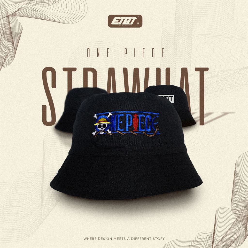 ETQT Worldwide - Anime Waway / Bucket Hat - One Piece - One Piece Logo ...