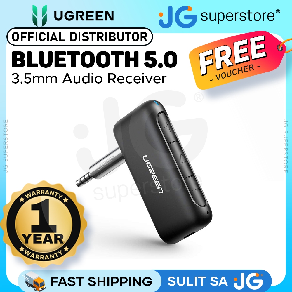 UGREEN Bluetooth 5.0 Audio Receiver with 3.5mm TRRS AUX Jack Adapter ...