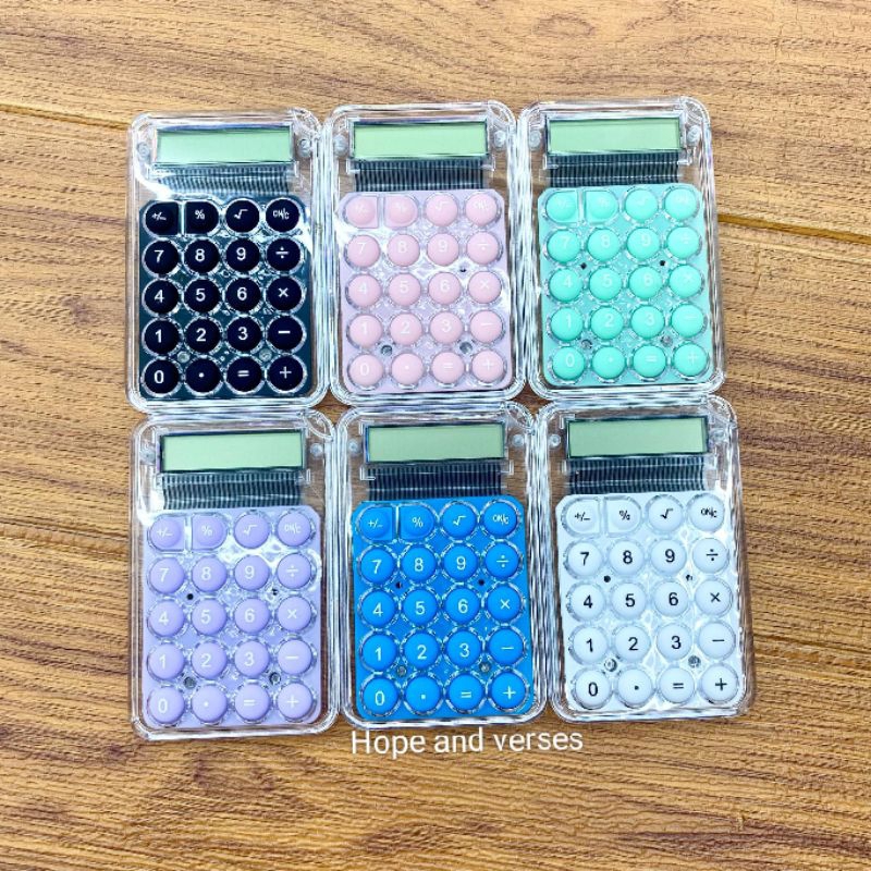 Mini Calculator Pocket Travel Small Tiny calculator 2.2 x 3.5 inches ...