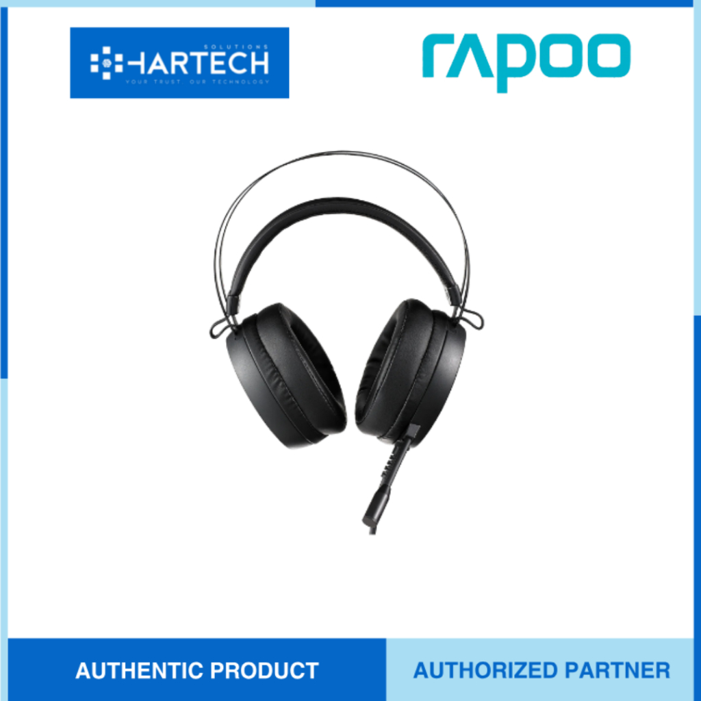 Rapoo VH160 USB 7.1 Virtual Surround Channel Gaming Headset with Microphone Noise Cancellation ...