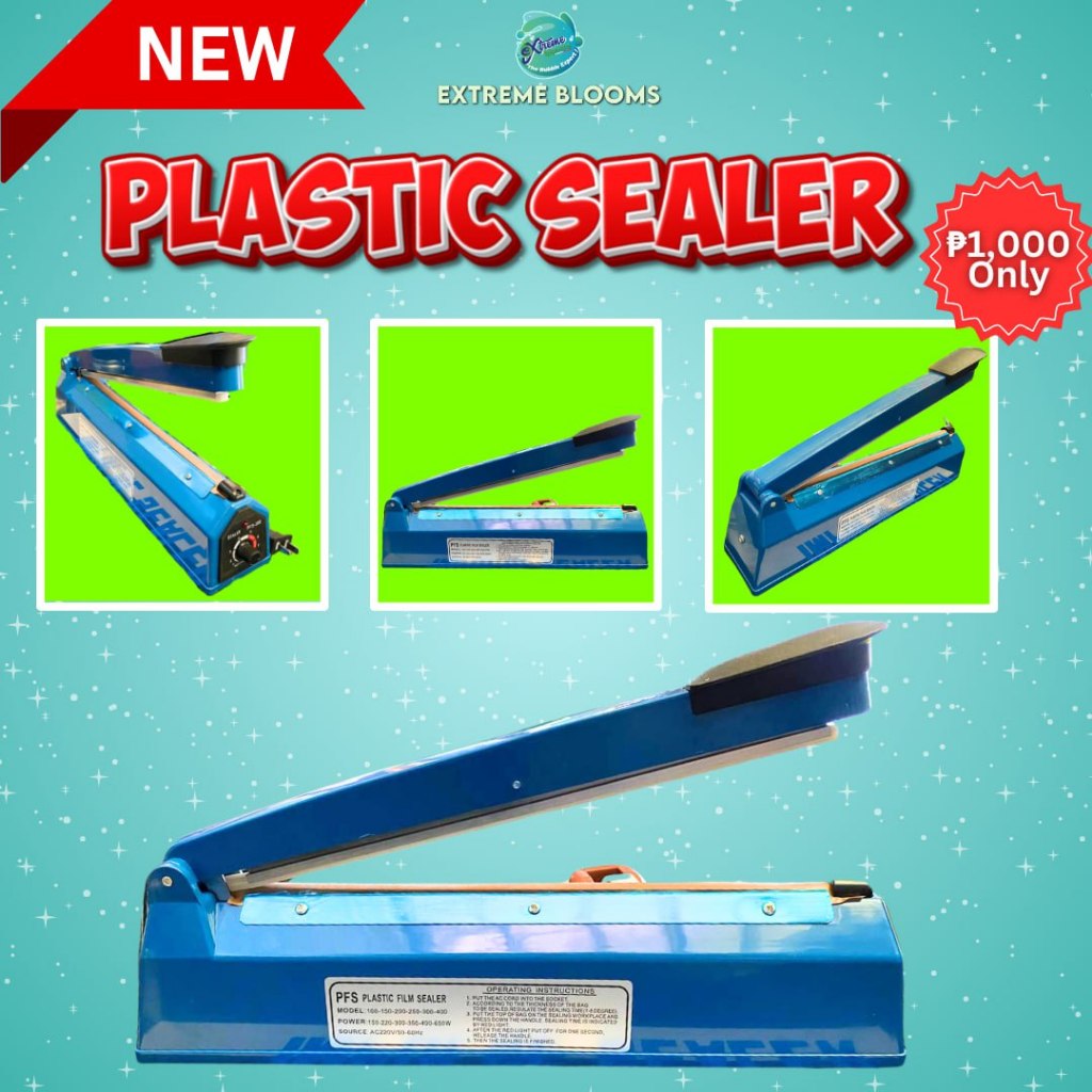 EXTREME BLOOMS - IMPULSE PLASTIC SEALER MACHINE (BLUE/300MM) | Shopee ...