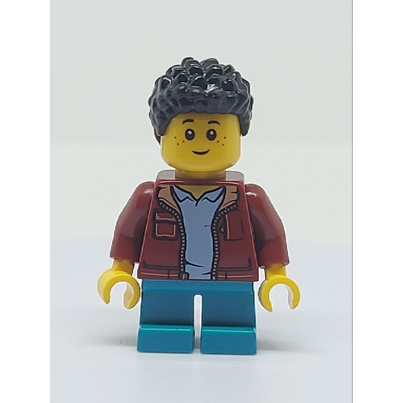 LEGO Town - Child - Boy, Dark Red Jacket, Dark Turquoise Short Legs ...