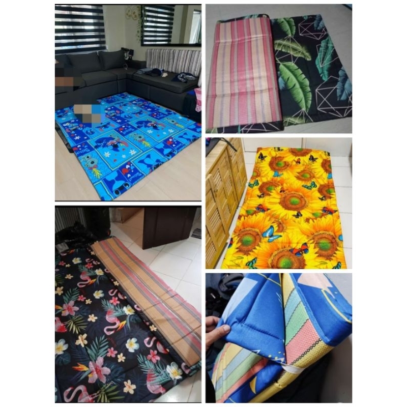 TRAVEL MATT URATEX FOAM WITH BANIG cotton fabric | Shopee Philippines