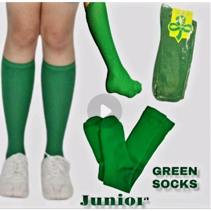GSP JUNIOR SCOUT SOCKS GREEN COLOR | Shopee Philippines