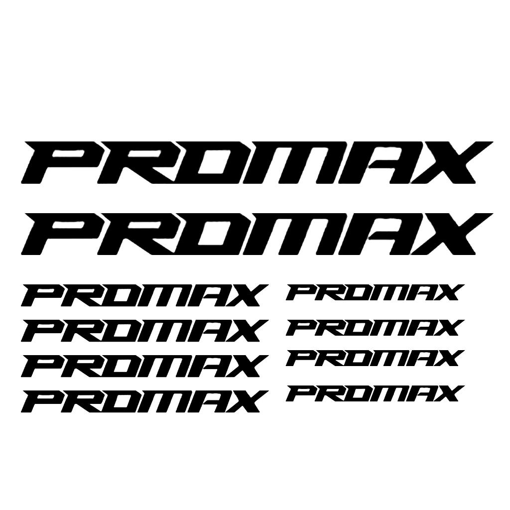 Promax Bike Frame Brand Sticker Decals - High Quality Vinyl Stickers ...