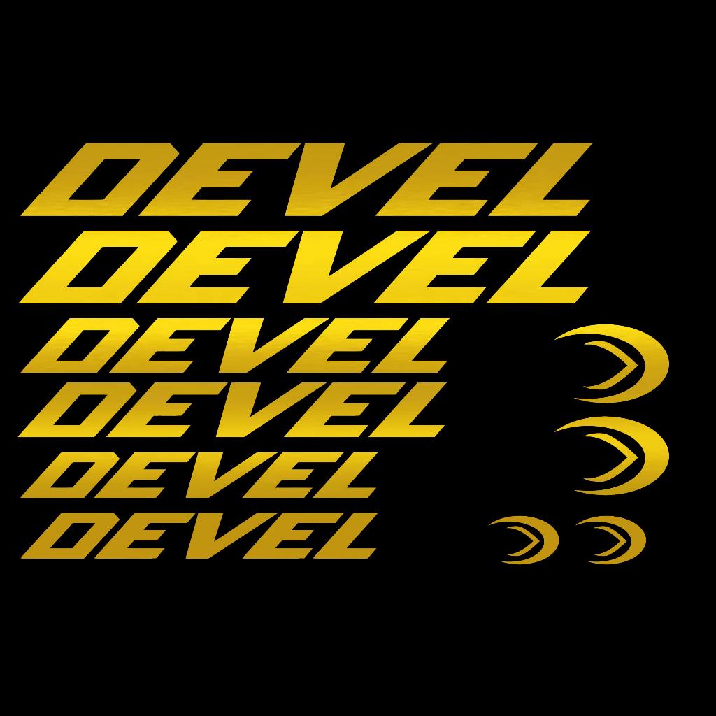 DEVEL Sticker Decal for Mountain Bike and Road Bike (Sticker cut out ...
