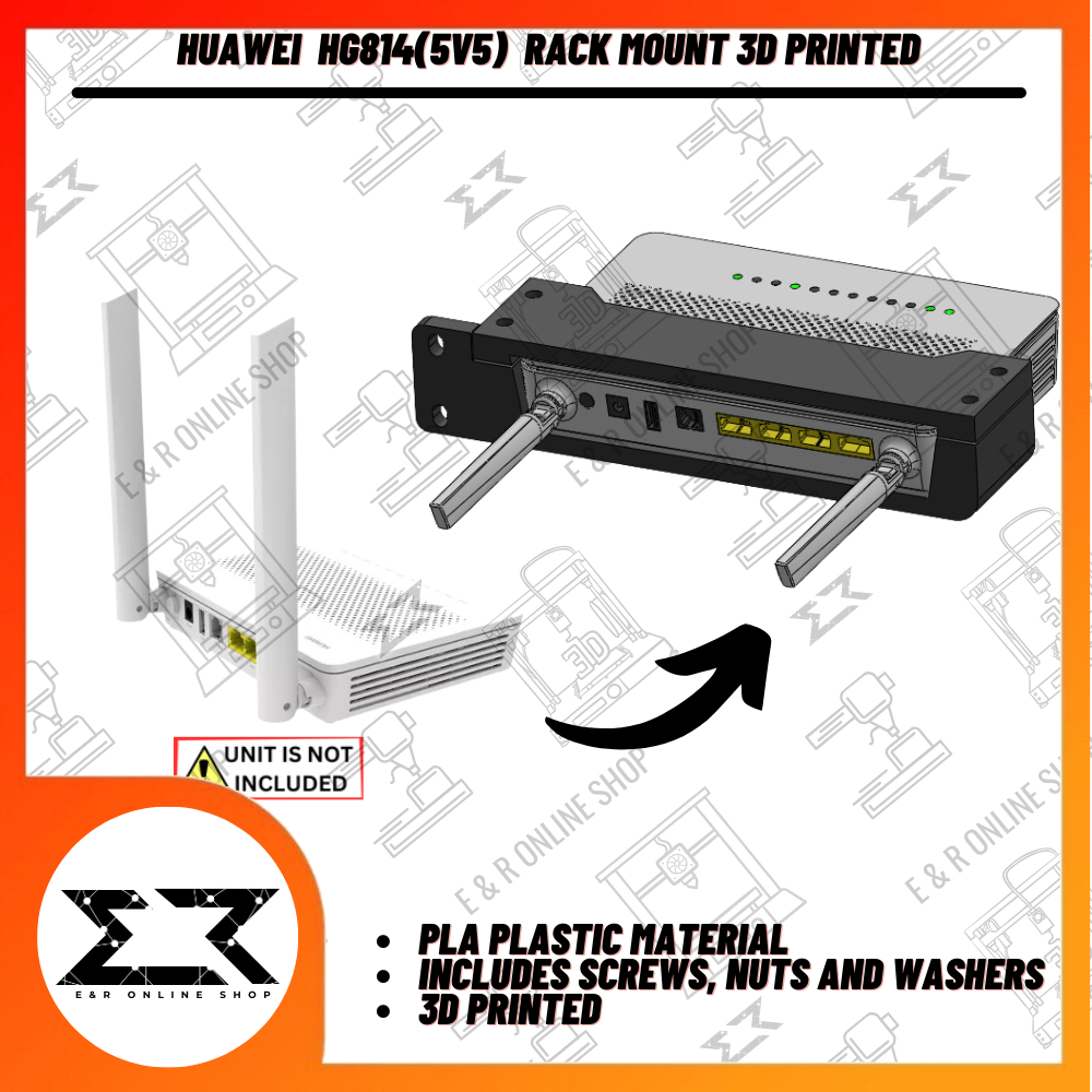 3D Printed Rack Mount for HUAW3I HG8145V5 Modem | Shopee Philippines