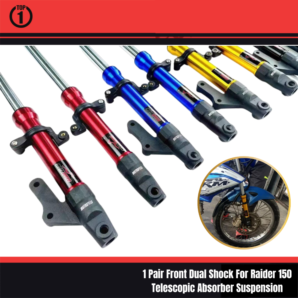 1 Pair Telescopic Suspension Front Shock Assy For Suzuki Raider 150 ...