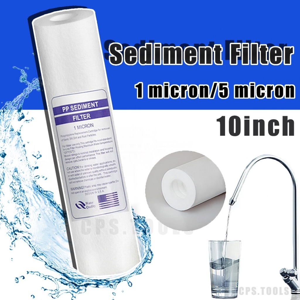 10inch Sediment Filter 10"(1 Micron )pp cotton filter/Water Purifier/pp ...
