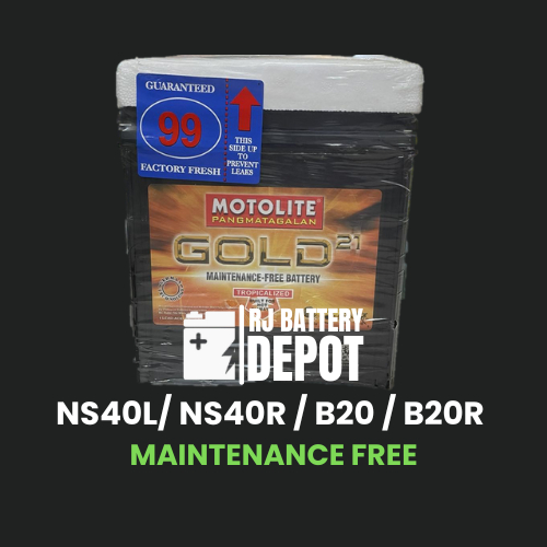 NS40L/ NS40R / B20 / B20R MOTOLITE GOLD BATTERY | Shopee Philippines