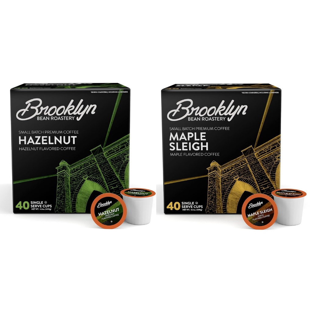 Brooklyn Beans Gourmet Coffee Pods 40 Cups ( 2 Flavors ) | Shopee ...