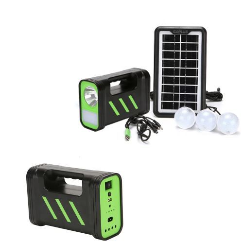 New Solar Light GD-8017s Solar Panel Lightning System Outdoor Emergency ...