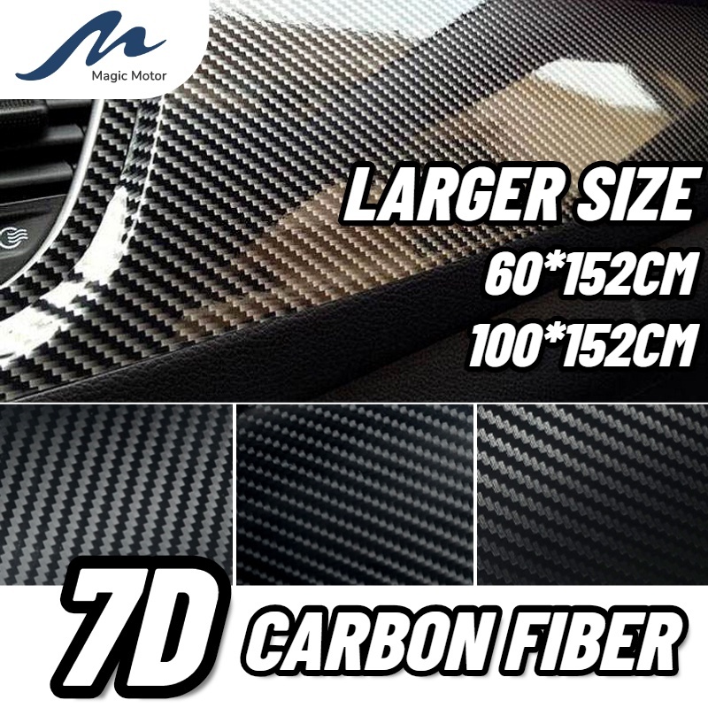 【Recommended by Creator】Largesize Car 7D Carbon Fiber Sticker ...