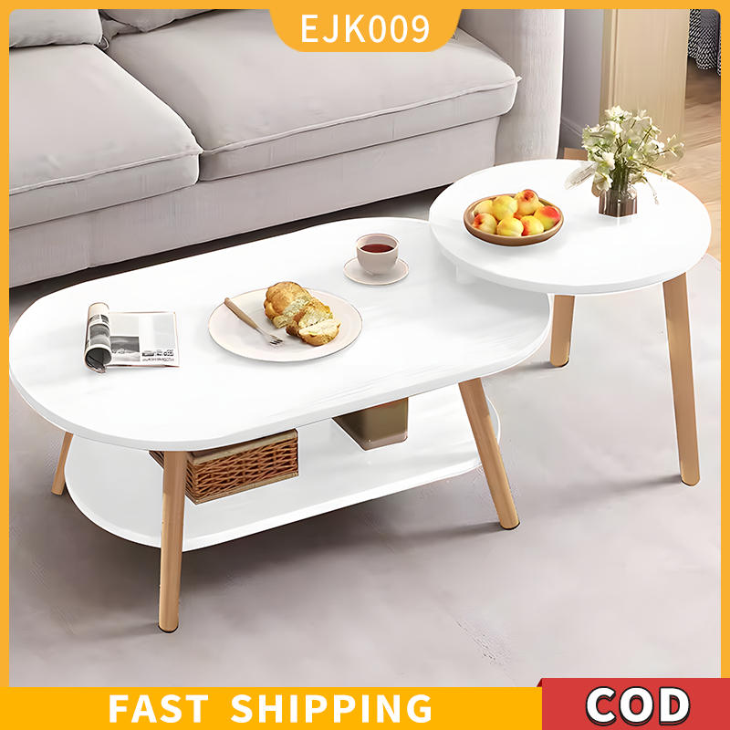 ⚡️COD⚡️2L Coffee Table Simple Modern Combination Table Living Room ...