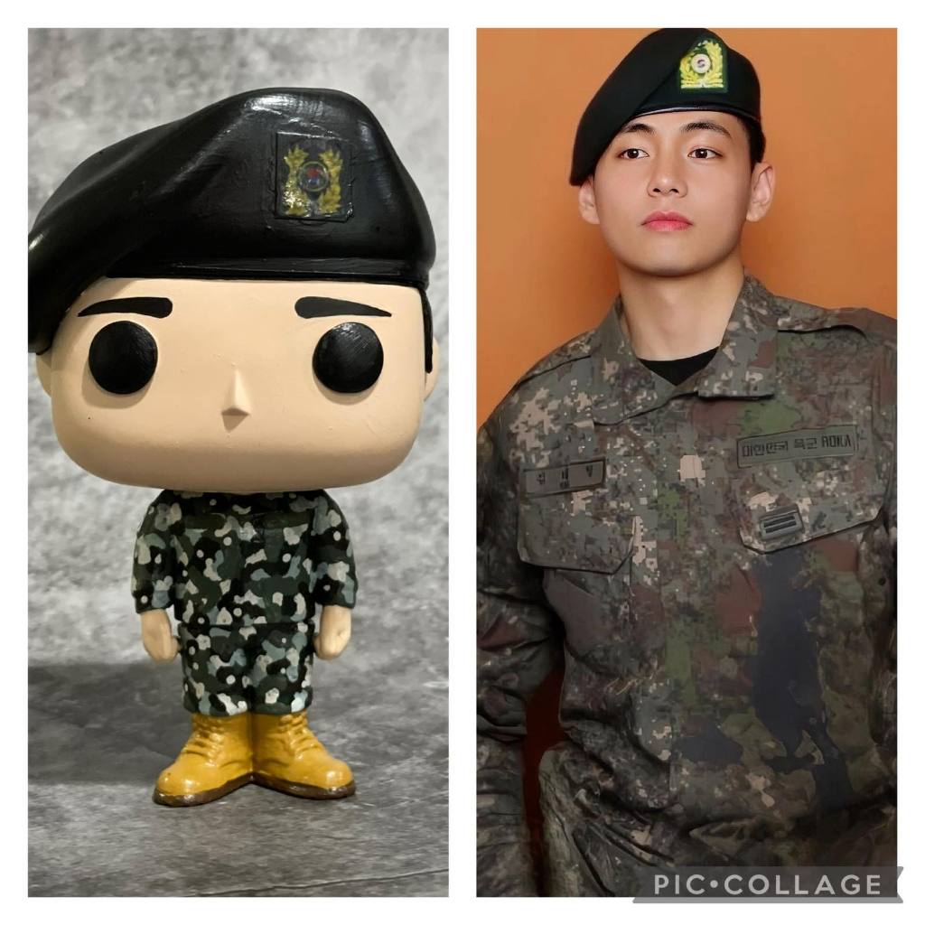 BTS V IN UNIFORM (created by Oda exclusive custom pops) | Shopee Philippines