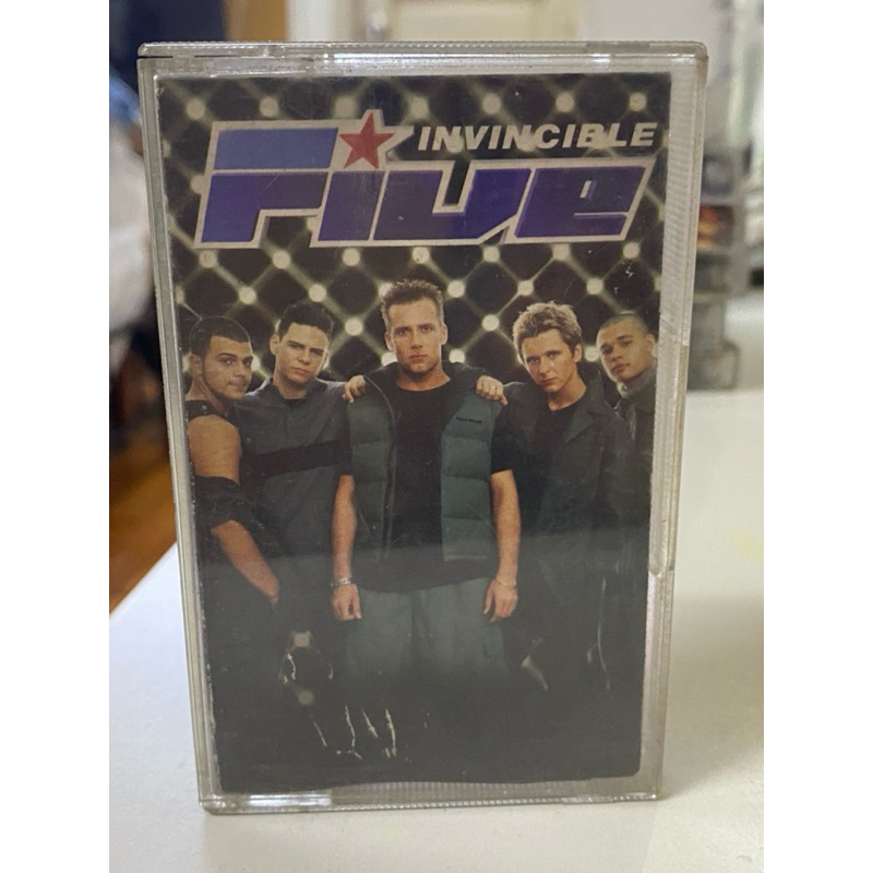 FIVE : INVINCIBLE - Philippines Original Boy Band Music Album Cassette ...